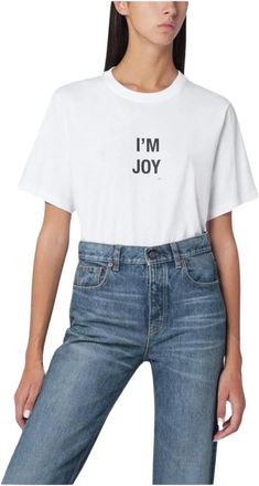 Victoria Beckham Femme, Tops, Blanc, Taille: 40 FR T-Chemises