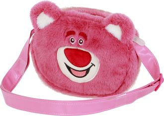 Disney Lotso B&auml;r Strawberry-Plush Mini Umh&auml;ngetasche, Rosa