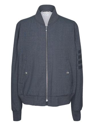 Thom Browne Bomberjacke mit Streifen - Grau