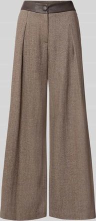 A|X Armani Exchange Wide Leg Hose aus Schurwoll-Mix mit Eingrifftaschen