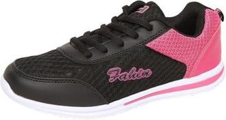 Generic Chaussures de bowling respirantes et l&eacute;g&egrave;res avec semelles souples et l&eacute;g&egrave;res en maille pour femme, Noir, 36.5 EU