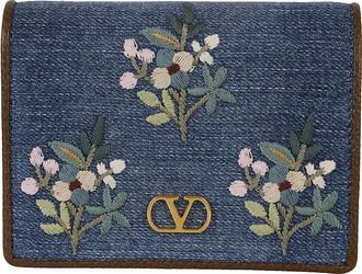 Valentino Garavani Femme, Accessoires, Multicolore, Taille: ONE Size Flap French Wallet VLogo Signature