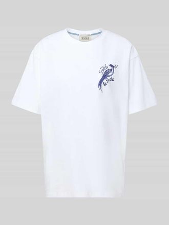 Scotch & Soda Oversized T-Shirt mit Logo-Stitching