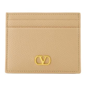 Valentino Garavani Beiger Vlogo Kartenhalter - - Accessories - Damen - Beige - ONE SIZE