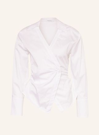 Comma Comma Wickelbluse weiss