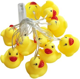 Generic Cartoon Enten Umgebungsschnur Licht - s&uuml;&szlig;e Tier Entenform LED -Schnur | Halloween Weihnachten Thanksgiving | Weihnachtsbaum h&auml;ngende Lichterketten | B