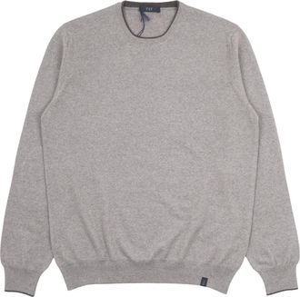 Fay Homme, Pulls, Gris, Taille: XL Pull ras du cou en laine