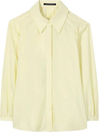 Luisa Cerano Femme, Blouses et Chemises, Jaune, Taille: 38 FR Chemisier