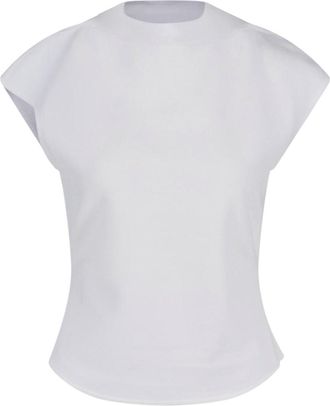 Alaia T-Shirt Aus Baumwolle