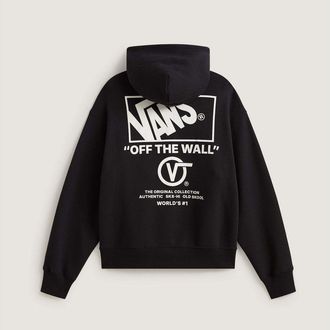Vans Kapuzensweatshirt STACKED HI PULLOVER sportlicher Stil, mit Rundhalsausschnitt, aus Baumwolle und Polyester