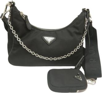 Prada Sac bandouli&egrave;re Saffiano Pre-owned - Femme - Pre-owned - Noir - Taille: ONE Size