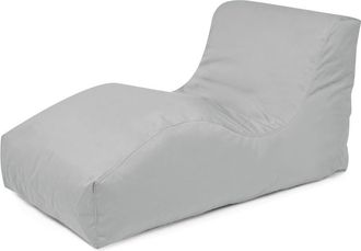 Outbag Wave Plus cool-Grey (Grau), 125x70x65 cm (LxBxH), Der Outdoor-Sitzsack für Garten und Terrasse, regenfest, frostsicher, formstabil, Outdoor & Indoor M