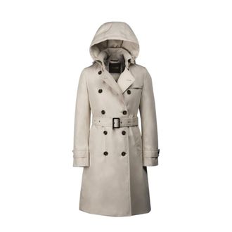 Moorer Femme, Manteaux, Beige, Taille: 44 FR Rolita Jacket