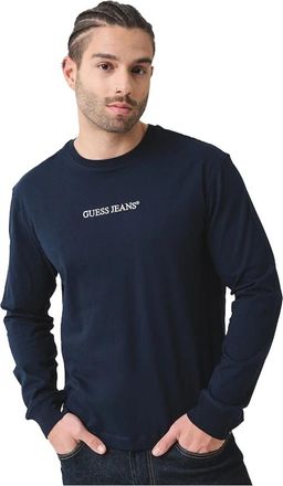 Guess Langarmshirt - - Tops - Herren - Blau - XL