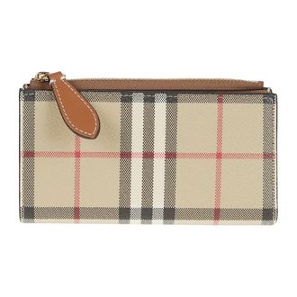 Burberry Femme, Accessoires, Beige, Taille: ONE Size Portefeuille Bifold Medium Check