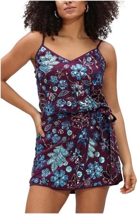 Harper & Yve Romy SS Top - - Jumpsuits & Playsuits - Damen - Lila - M