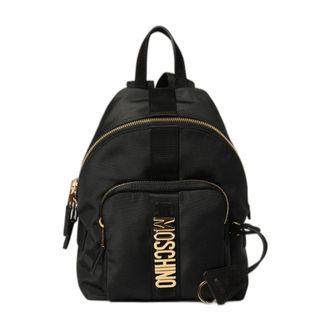 Moschino Femme, Sacs, Noir, Taille: ONE Size Sac &agrave; dos en nylon Cordura