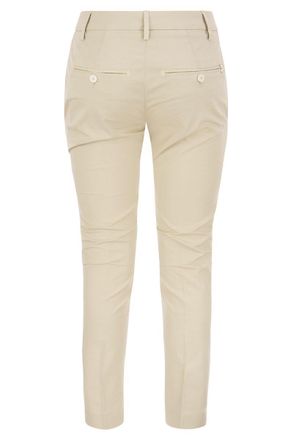 Dondup Perfekt - Slim-Fit Baumwoll-Gabardine-Hose