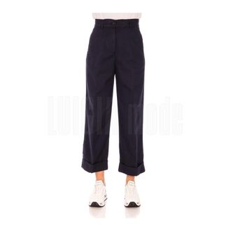 Aspesi Damen Lange Hose - - Trousers - Damen - Blau - L