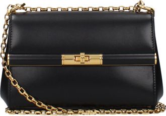 Dolce & Gabbana Dolce&Gabbana City Marl&egrave;ne Femmes Sac Bandouli&egrave;re Cuir Noir