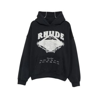 Rhude Dakar Convoy Hoodie - - Sweatshirts & Hoodies - Herren - Schwarzk - 2XL