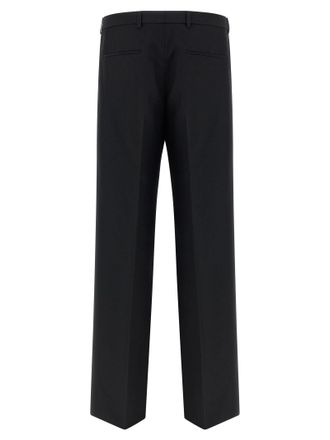 Gucci Mens Black Polyester Dress Pants