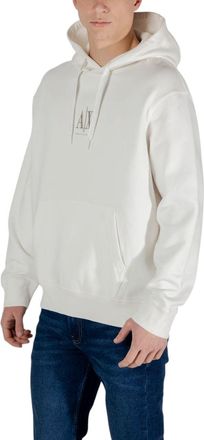 A|X Armani Exchange Embroidered Logo Hoodie - White