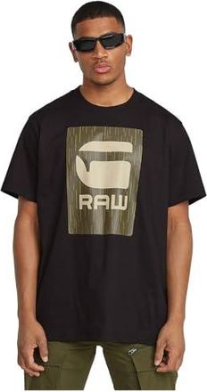 G-Star G-Star Homme T-Shirt Burger Box Rain Loose, Noir (dk black D26478-C336-6484), XXL