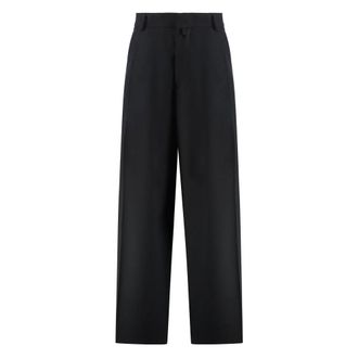 Dries Van Noten Weite Bundfaltenhose - - Trousers - Herren - Schwarzk - M