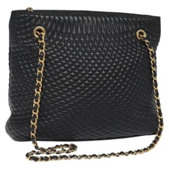 Bally Pre-owned Leder Schultertasche - - Pre-owned - Damen - Schwarzk - ONE SIZE