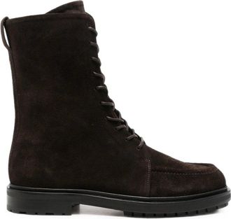 Aeyde Tate Cow Suede Leather Moka