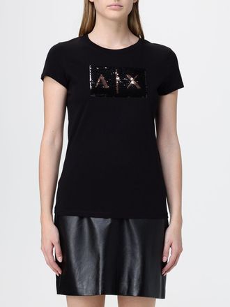 A|X Armani Exchange T-Shirt Femme couleur Noir