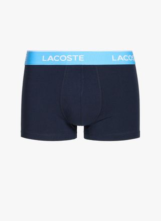 Lacoste Lot de 3 boxers en coton m&eacute;lang&eacute;