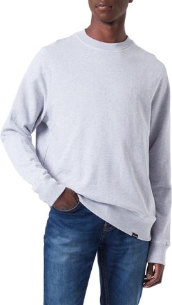 Seidensticker Mens Regular Fit Rundhals Pullover Sweater, Grau, XXL