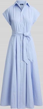 Polo Ralph Lauren Tailliertes Hemdblusenkleid aus reiner Baumwolle