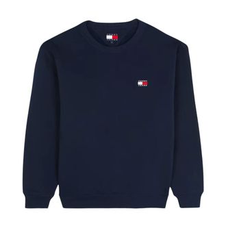 Tommy Jeans Homme, Sweatshirts et sweats &agrave; capuche, Bleu, Taille: 3XL SweaT-shirt Logo en Coton