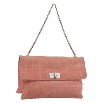 Chanel Pre-owned Vintage Suede Shoulder Bag - - Pre-owned - Damen - Rosa - ONE SIZE