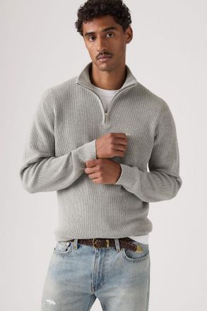 Levi's Housemark Quarter Zip Sweater - Herren - Grau / Grau