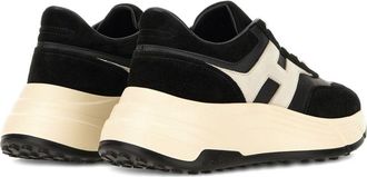 Hogan Logo-Embellished Colorblock Sneakers - Black