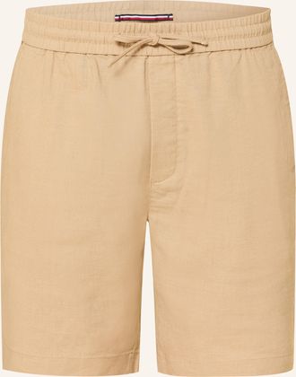 Tommy Hilfiger Leinenshorts Dover Regular Fit gruen