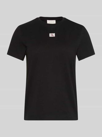 Calvin Klein Jeans Regular Fit T-Shirt aus reiner Baumwolle