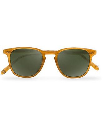Garrett Leight Brooks 47 Sunglasses Butterscotch/Green Polarized