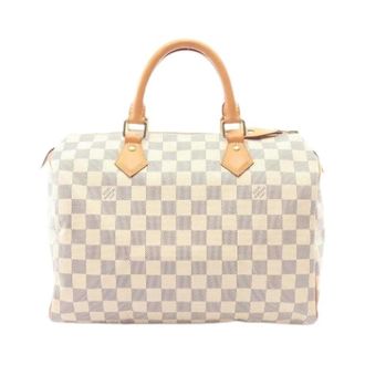 Louis Vuitton Sac &agrave; main Damier Azur Pre-owned - Femme - Pre-owned - Blanc - Taille: ONE Size