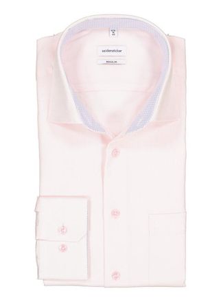 Seidensticker Seidensticker Herren Hemd rosa Baumwolle