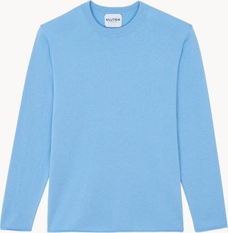 Kujten Pull coton-cachemire homme col rond - Pull Connie
