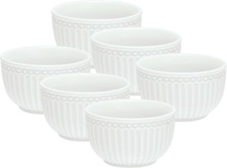 Green Gate Alice Mini Bowl White 10cm Set6