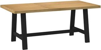 vidaXL Vidaxl - Table &agrave; manger noain pieds en forme de a 180x90x75cm massif pin
