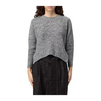 Liviana Conti Maille &agrave; col rond - Femme - Pulls - Gris - Taille: 36 FR