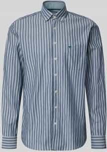 Fynch-Hatton Slim Fit Freizeithemd mit Button-Down-Kragen