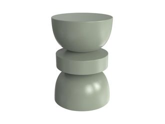 Vente-Unique Beistelltisch aus Metall - Khaki - TUVAMI